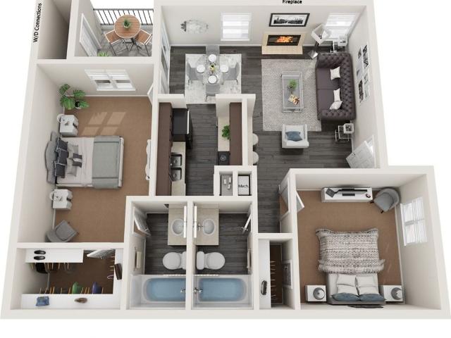 Saddlewood Apartments 1 Bedroom Apartment for Rent at 7001 Utica Ave, Lubbock, TX 79424