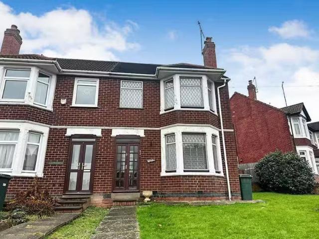 Sadler Road, Coventry 3 bed semi detached house for sale £23.