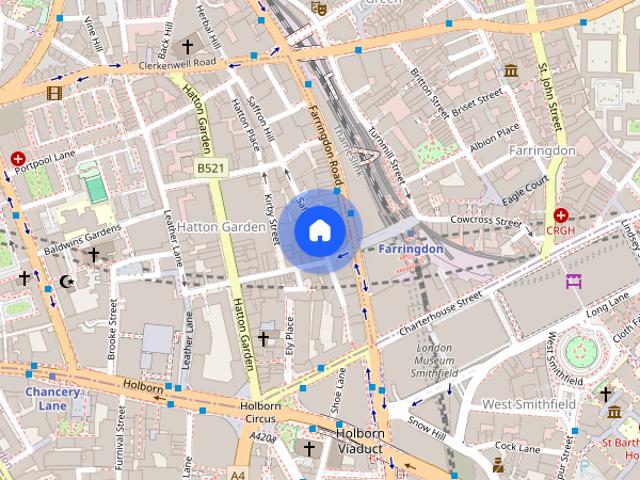 Saffron Hill, Farringdon, London, EC1N