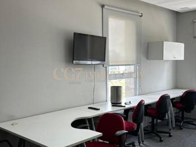 Sala Comercial 61m² mobiliada, 1 vaga, Sítio Tamboré Alphaville