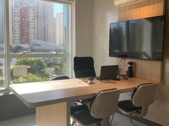 Sala Comercial Ed. New Business 35M², Equipada e Decorada,1 vaga
