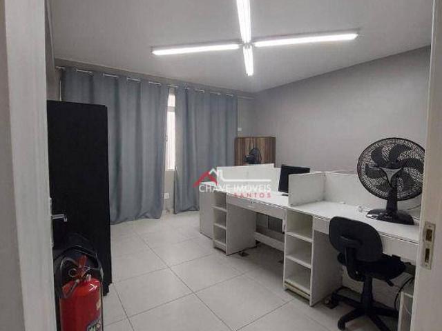 Sala em Centro, Santos/SP de 90m² à venda por R$ 339.000,00 ou para locação R$ 3.200,00/mes