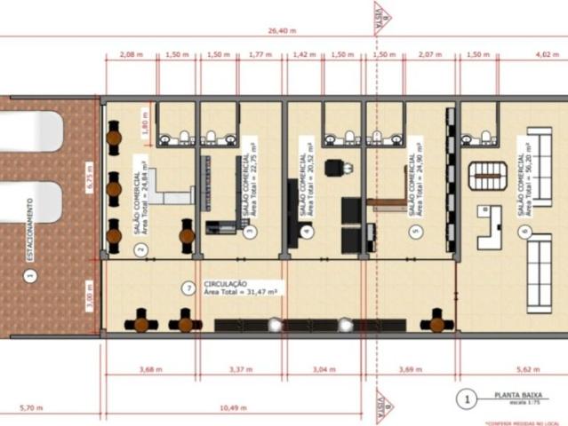 Sala em Jardim de Itapoan, Paulínia/SP de 23m² para locação R$ 3.000,00/mes