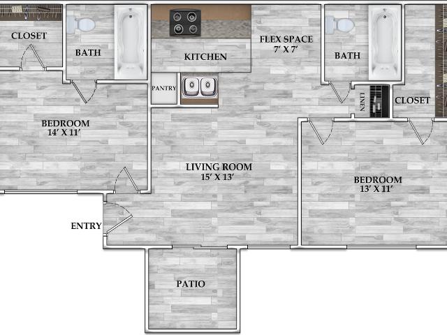 Salado At Cityview Apartments 1 Bedroom Apartment for Rent at 1000 Greens Rd, Houston, TX 77060 Greater Greenspoint