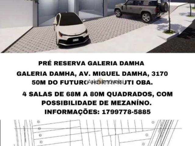 Salas para alugar, 353 m² por R$ 8.400/mês Parque Residencial Damha São José do Rio Preto/SP