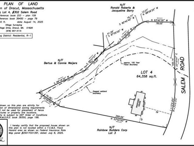 Salem Rd, Dracut, Plot For Sale