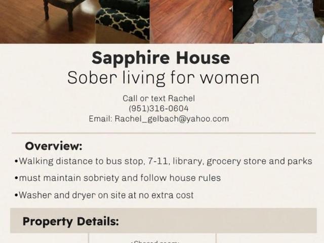 Sapphire Sober Living for Women and Children