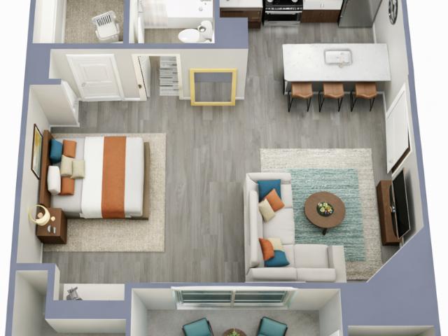 Savannah at North Dallas Apartments 1 Bedroom Apartment for Rent at 17910 Kelly Blvd, Dallas, TX 75287