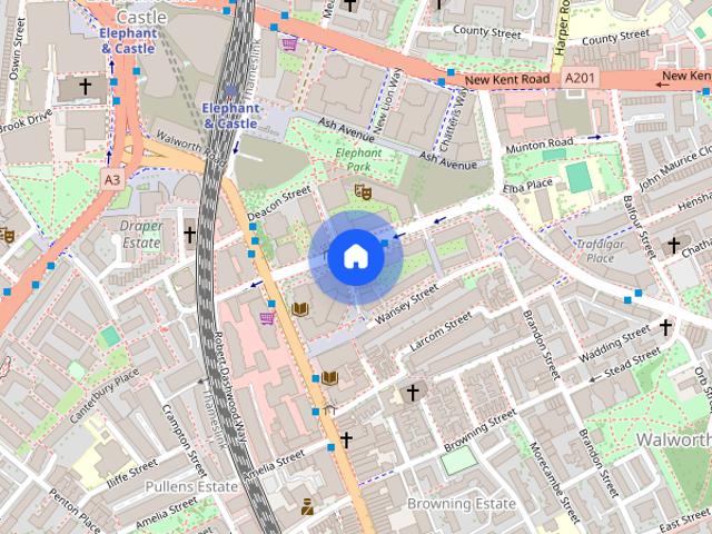 Sayer Street, Elephant and Castle, London, SE17