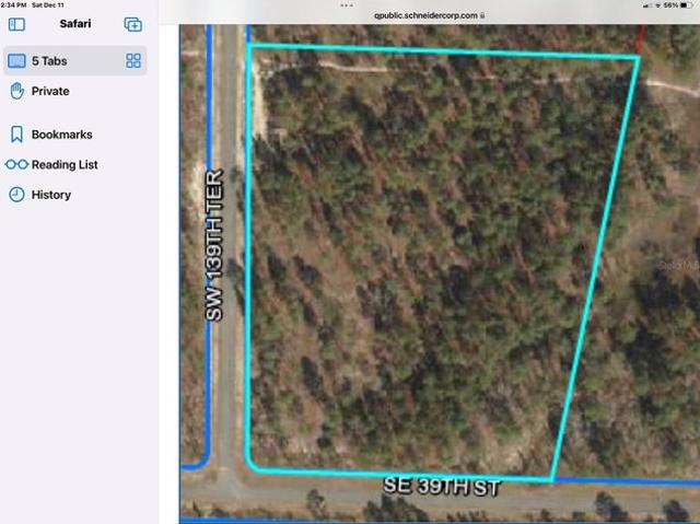 SE 139th Ter Lot 23, Morriston, FL 32668