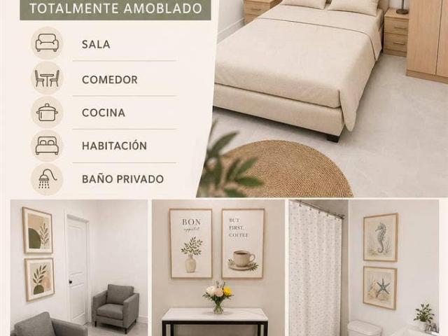 Se renta efficiency amoblado