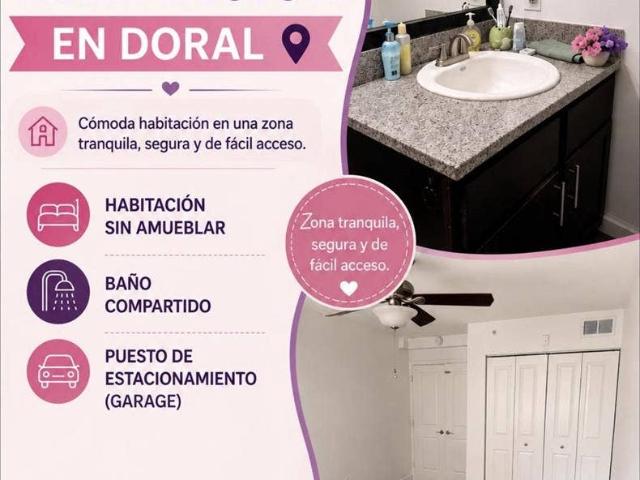 Se renta habitación en el Doral, FL