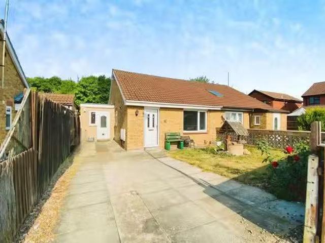 Semi detached bungalow for sale in Barnes Close, Rushey Mead LE4