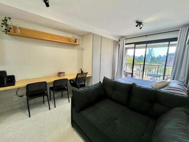 Sensacional studio para venda em Vila Cordeiro com 1 quarto, 33m²
