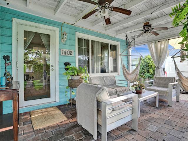 Seaside house with garden