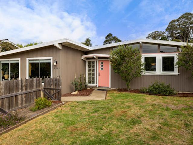 Seaside house with garden