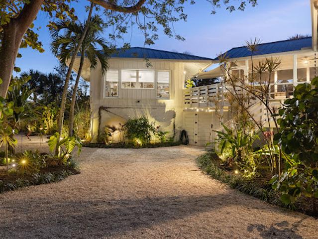 Seaside house with garden