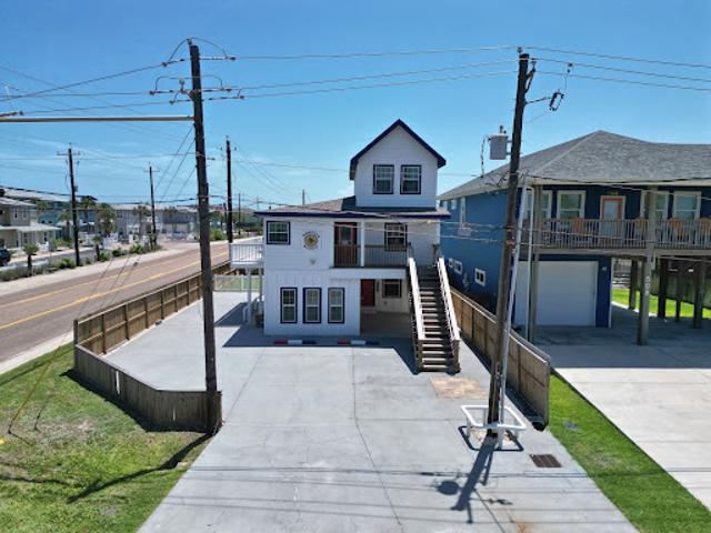Seaside house with garden