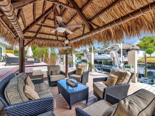 Seaside house with garden