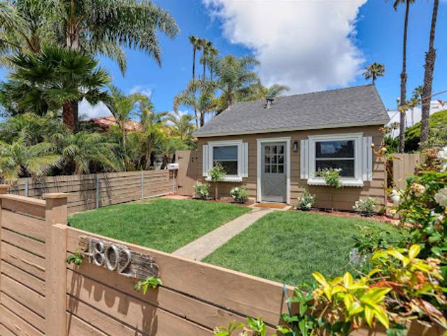 Seaside property with garden