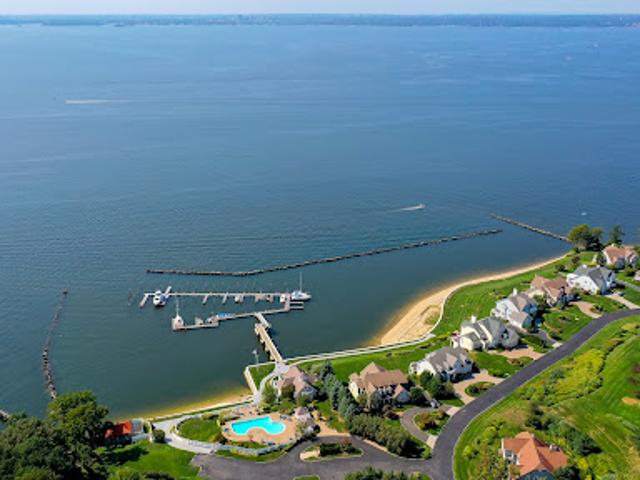 Seaside property with pool and garden