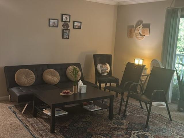 Separate bedroom and bathroom available for female