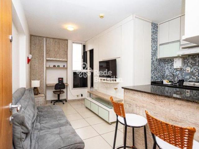 SEPN 713/913 Condomínio Golden Place | Apartamento mobiliado 1 Quarto 1 Suíte | Asa Sul