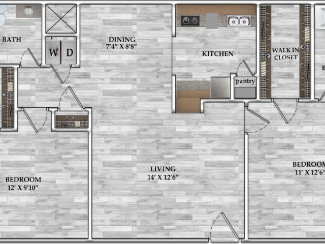 Serena Heights 1 Bedroom Apartment for Rent at 17103 Imperial Valley Dr, Houston, TX 77060 Greater Greenspoint