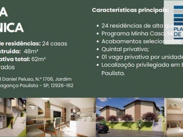 Serra de Bragança II Sobrados de 2 dormitórios a partir de R$ 289.000,00 Lançamento Trabalhand