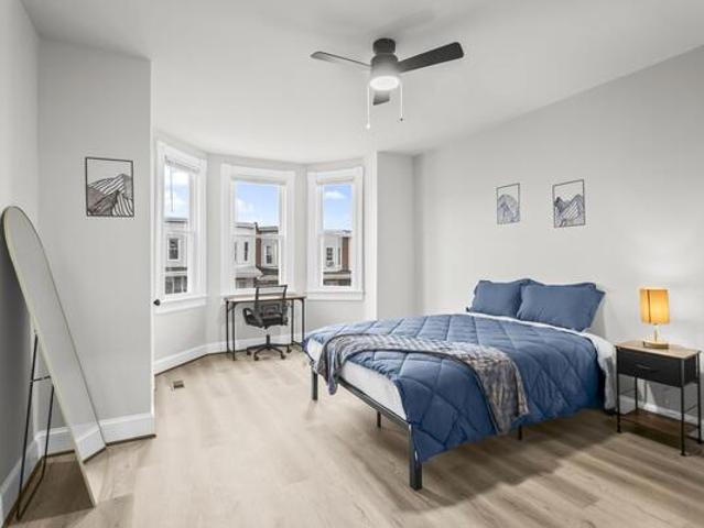 Settle Into Easy Baltimore Living Renovated, Cozy Rooms Comfortable Beds Utilities & WiFi Included Walk to Transit Close to Grocery Stores
