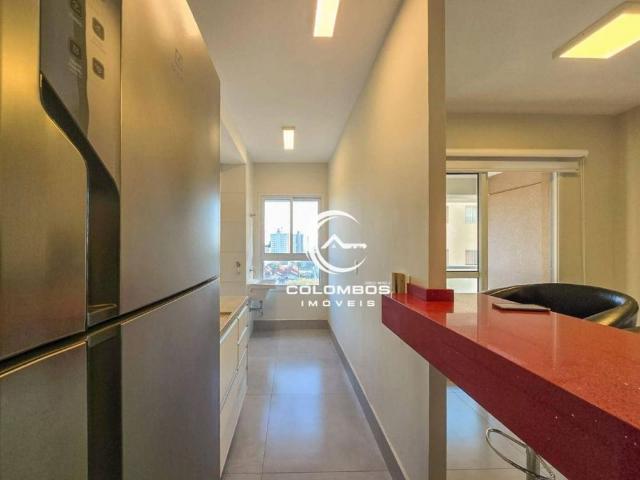 Setin Midtown Home Apartamento Com 1 Dormitório Para Alugar, 43 m² por R$3.767/mês Bosque Cam