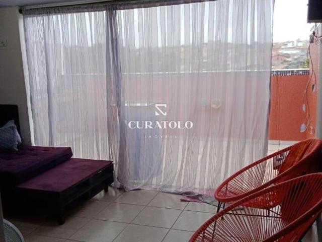 Seu novo lar em Santo André, ao lado da Av. Brasília. Cobertura acessível de 76m², com 2 Quartos e v