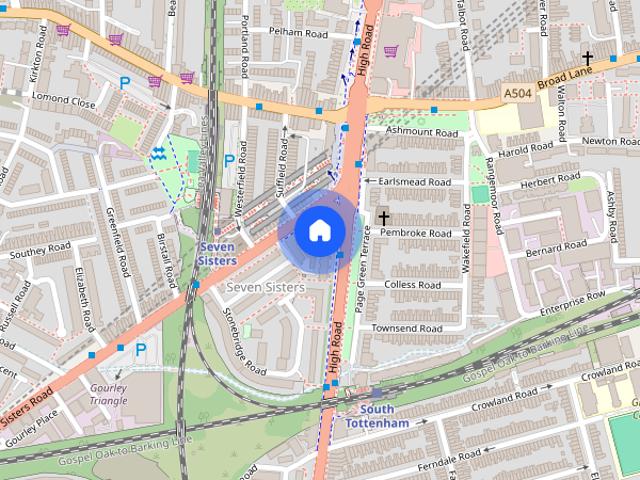 Seven Sisters Road, Seven Sisters