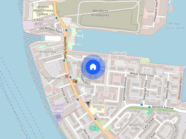 Severnake Close, Canary Wharf