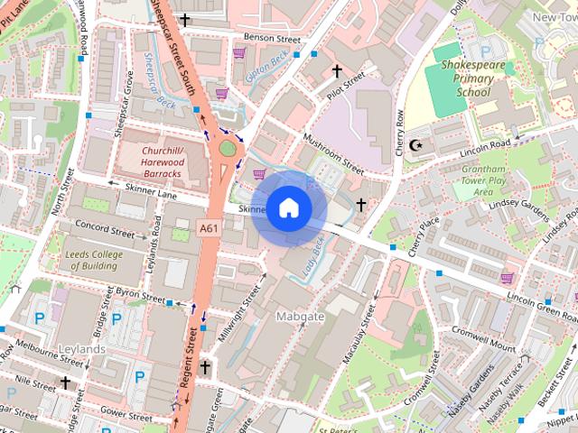 Skinner Lane, Leeds, West Yorkshire, LS7