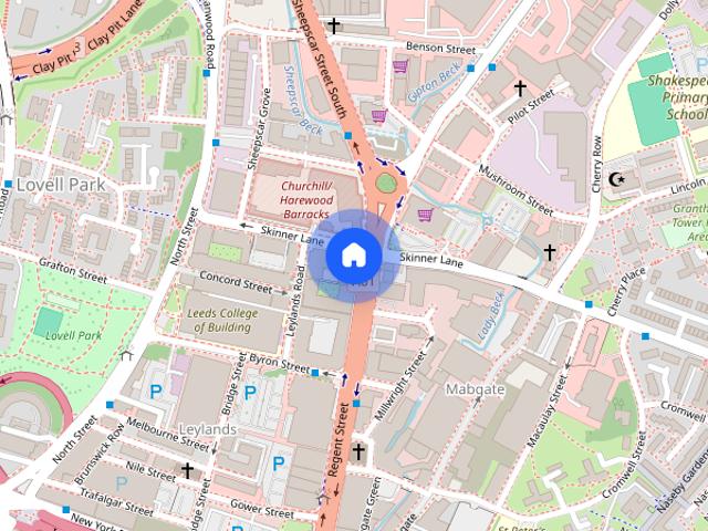 Skinner Lane, Leeds, West Yorkshire, LS7