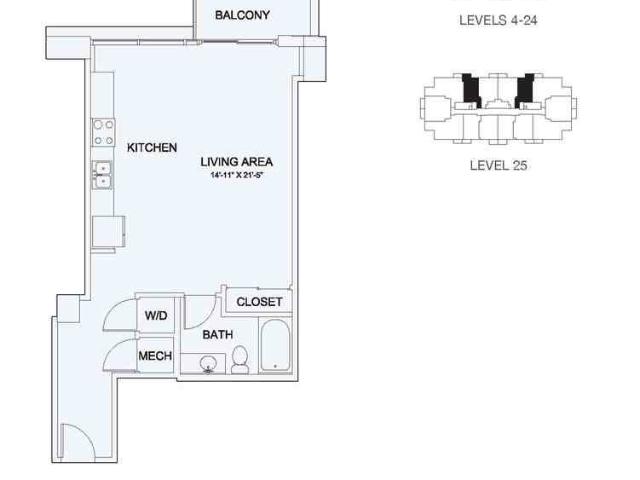 Skyhouse Buckhead 3 Bedroom Apartment for Rent at 3390 Stratford Rd Ne, Atlanta, GA 30326 North Buckhead