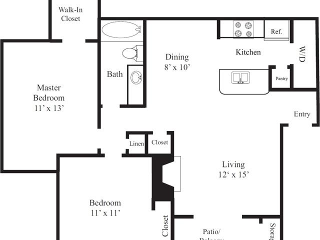 Skylar Apartments 2 Bedroom Apartment for Rent at 2115 Estrada Pkwy, Irving, TX 75061