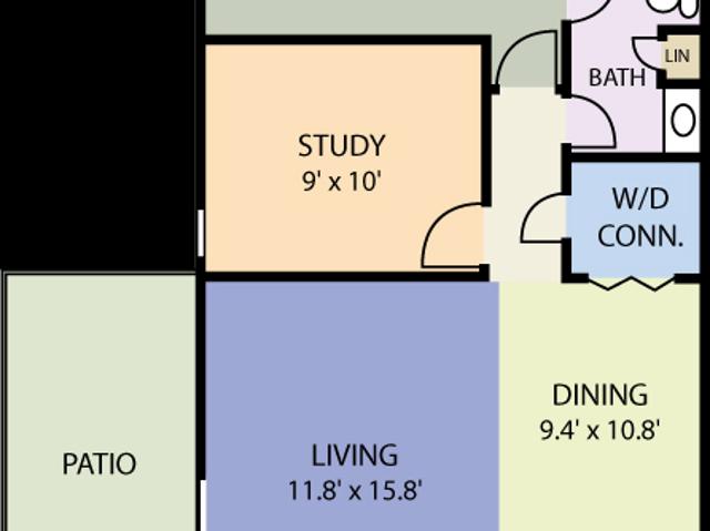 Skylar Pointe Apartments and Townhomes 1 Bedroom Apartment for Rent at 1110 El Camino Village Dr, Houston, TX 77058 Clear Lake