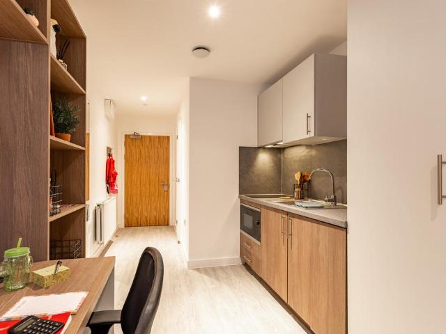 Skyline Bronze Studio at Glassworks. Studio to rent £1,495 pcm £345 pw