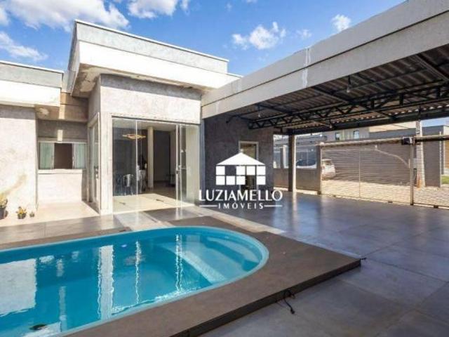SHA, Conjunto 4, Arniqueiras Casa Nova, Térrea, Lote de 400 m², 4 Suítes, Churrasqueira e Piscina
