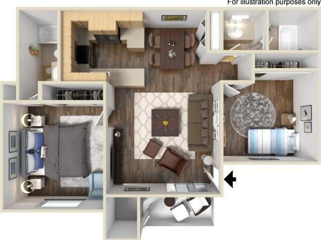 ShadowRidge Country Club Villas 2 Bedroom Apartment for Rent at 1617 Live Oak Rd, Vista, CA 92081 Vista