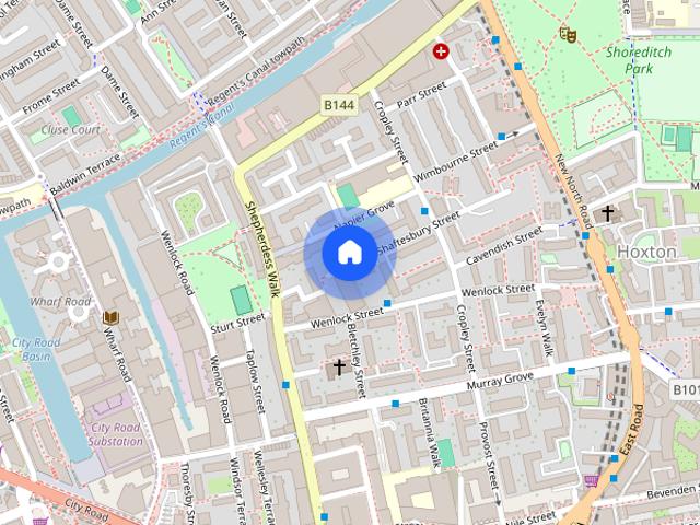 Shaftesbury Court, Shaftesbury Street, London, N1