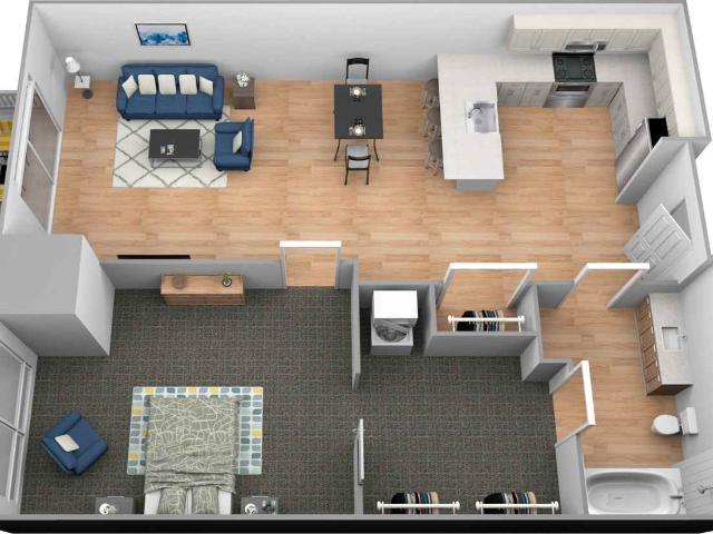 Shakopee Flats 1 Bedroom Apartment for Rent at 125 Scott St N, Shakopee, MN 55379