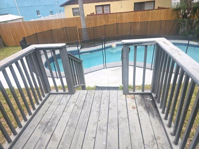 Shared space with private pool