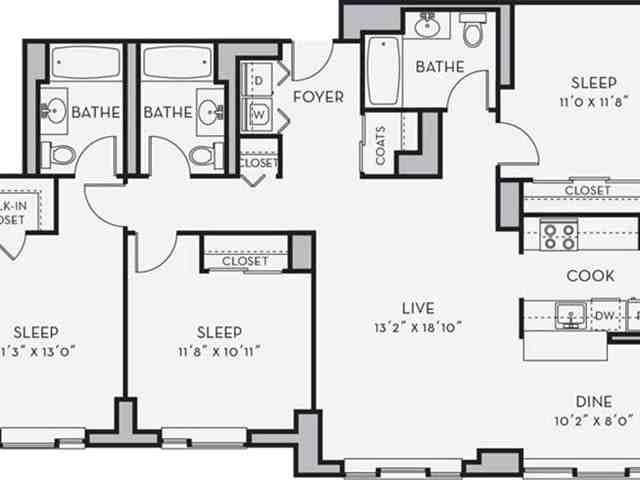 Shearwood Station 3 Bedroom Apartment for Rent at 1 Shearwood Pl, New Rochelle, NY 10801 Downtown New Rochelle