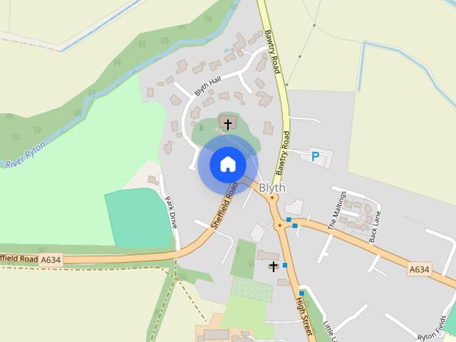 Sheffield Road, Blyth, Worksop, Nottinghamshire, S81