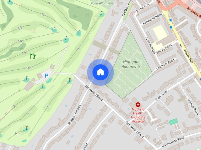 Sheldon Avenue, Highgate, London, N6