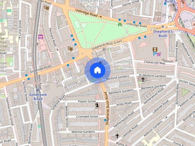 Shepherd's Bush Road, Shephard's Bush, London, W6