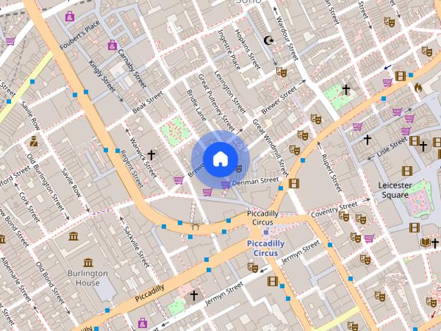 Sherwood Street, Soho, W1F